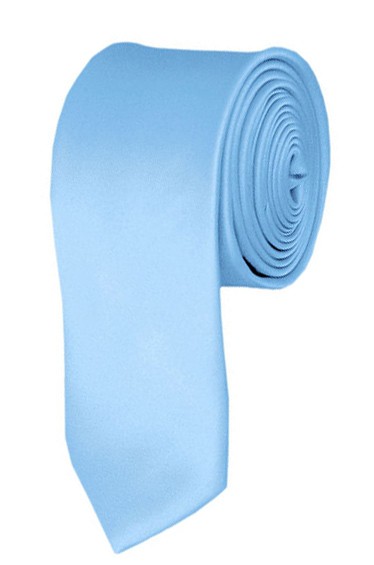 Powder Blue Boys Tie - 48 Inches - Satin - Kid Sized - Wholesale prices ...